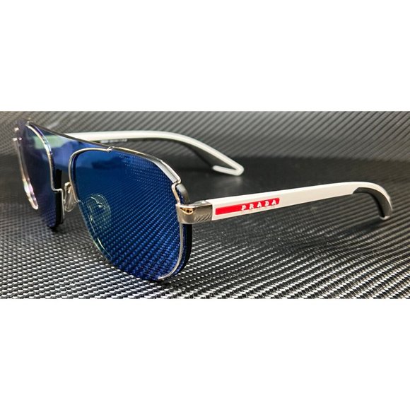 Prada | Accessories | Prada Mens Silver Mirror Sunglasses | Poshmark